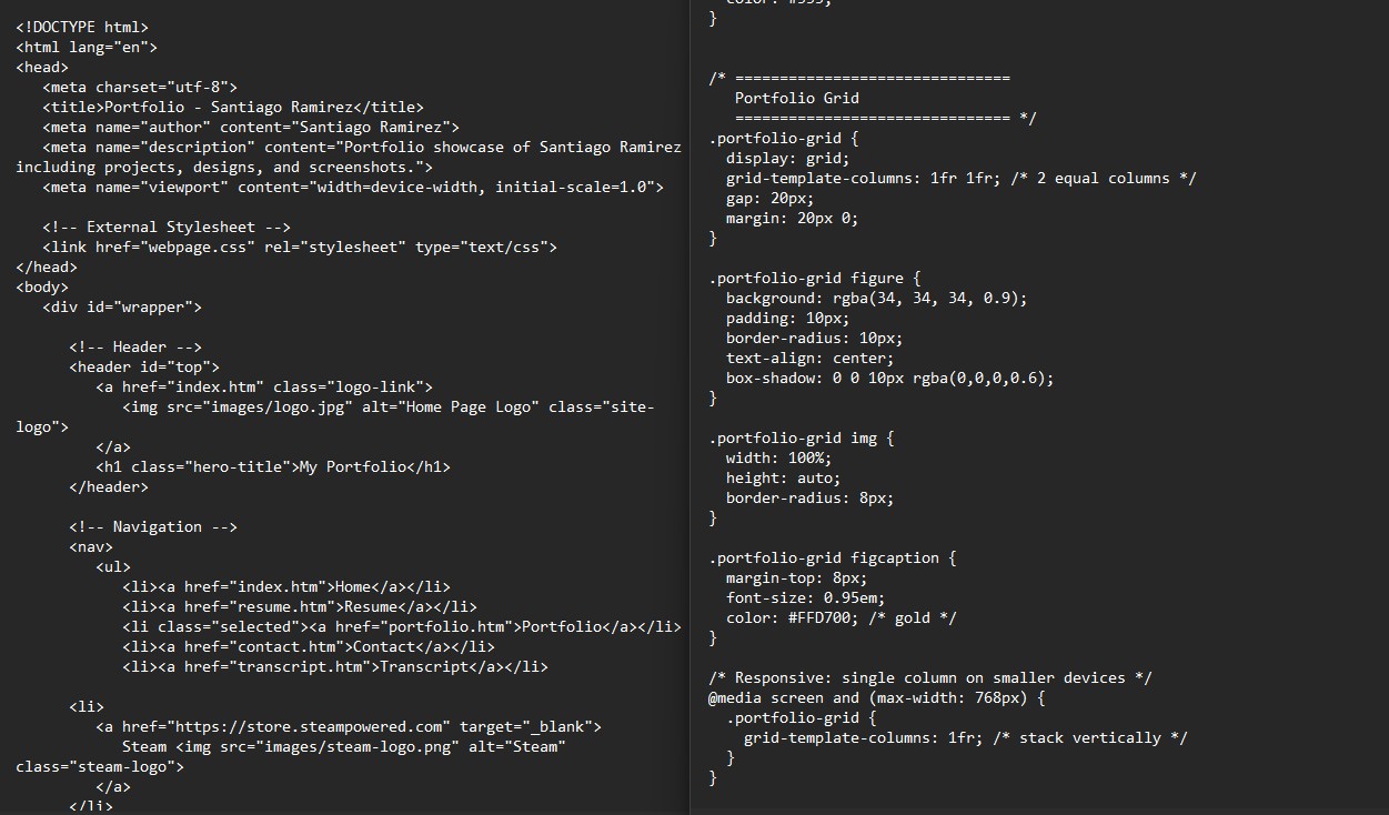 Portfolio - Santiago Ramirez